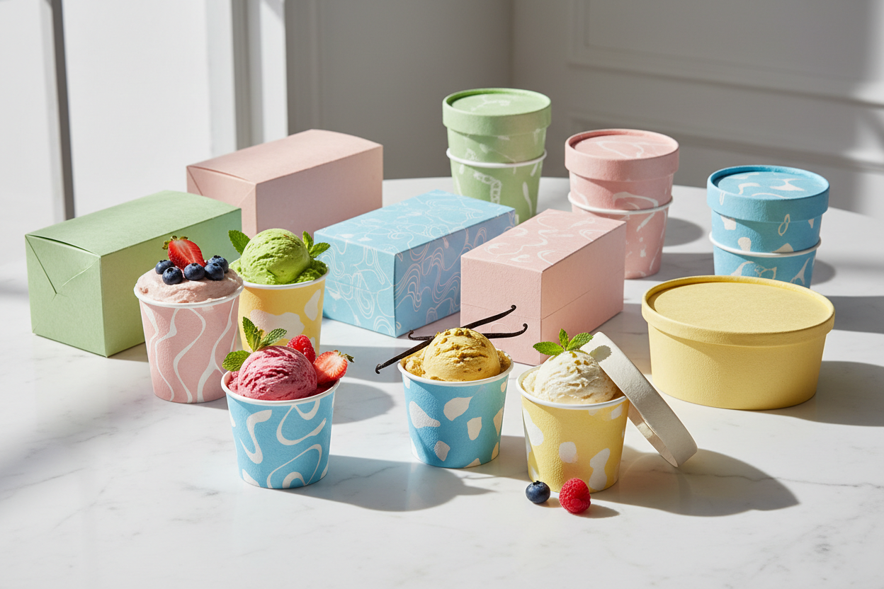 Ice Cream & Gelato Packaging | Cups Tubs Containers Australia