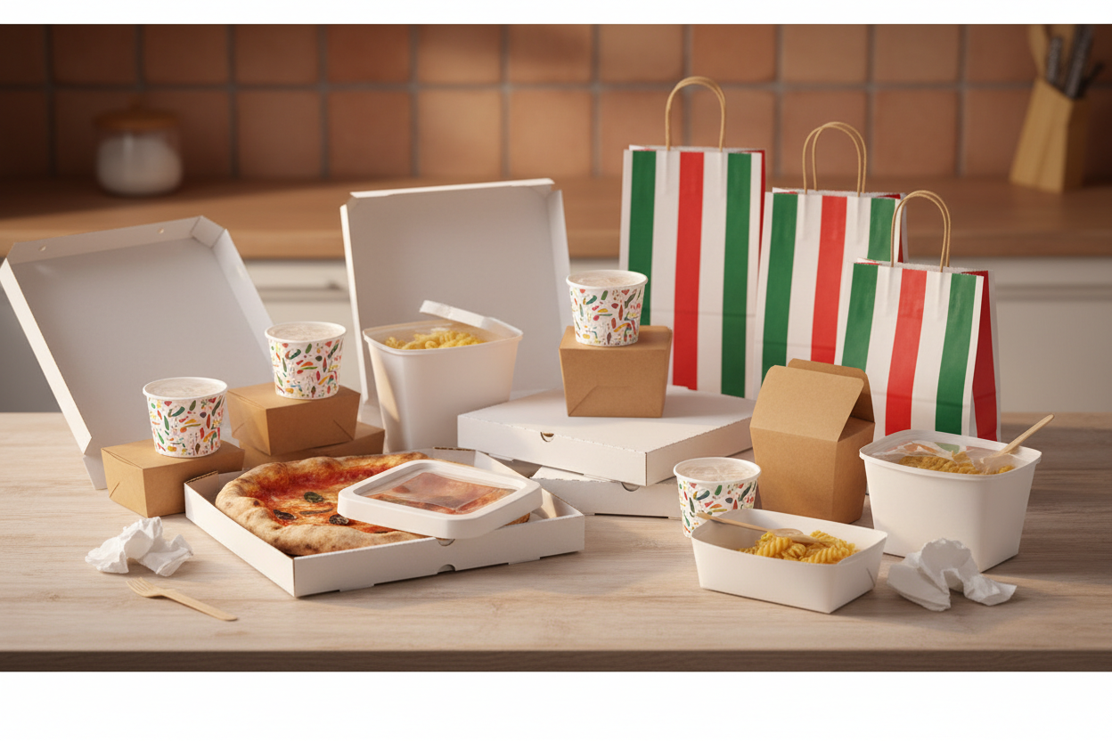 Italian Takeaway Packaging | Pasta, Pizza & Meal Containers