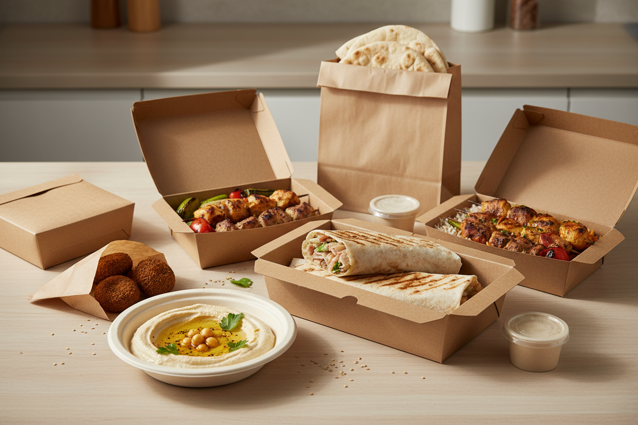 Middle Eastern Takeaway Packaging | Leakproof, Durable & Food-Safe ...